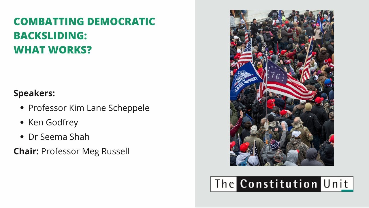 Combatting democratic backsliding: what works? - YouTube