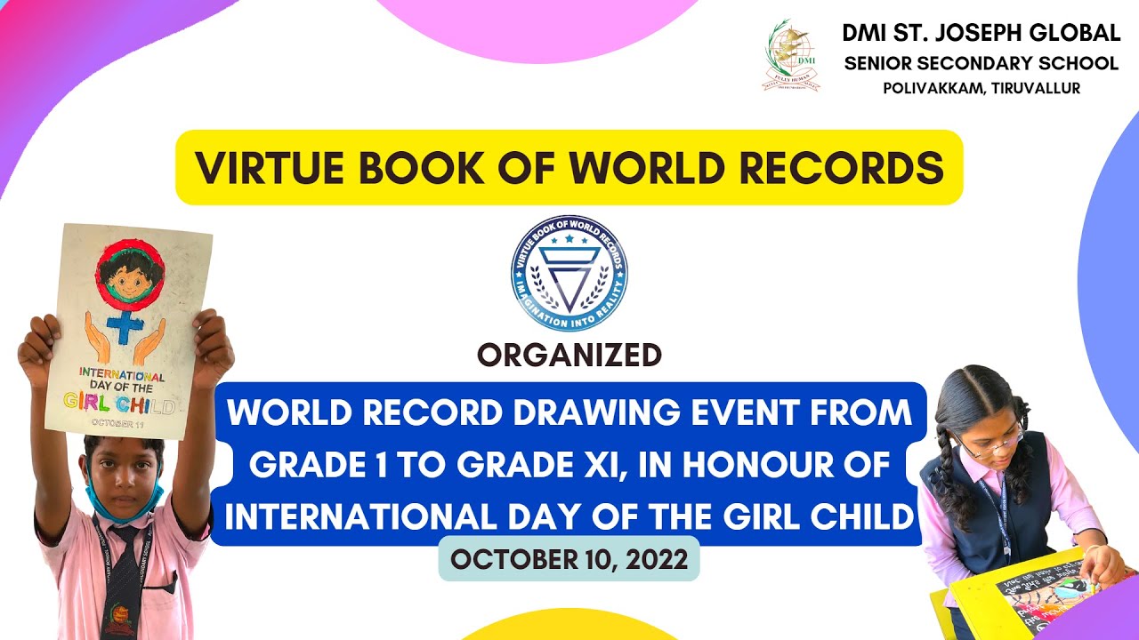 WORLD RECORD DRAWING EVENT--10.10.2022--VIRTUE BOOK OF WORLD RECORDS # ...