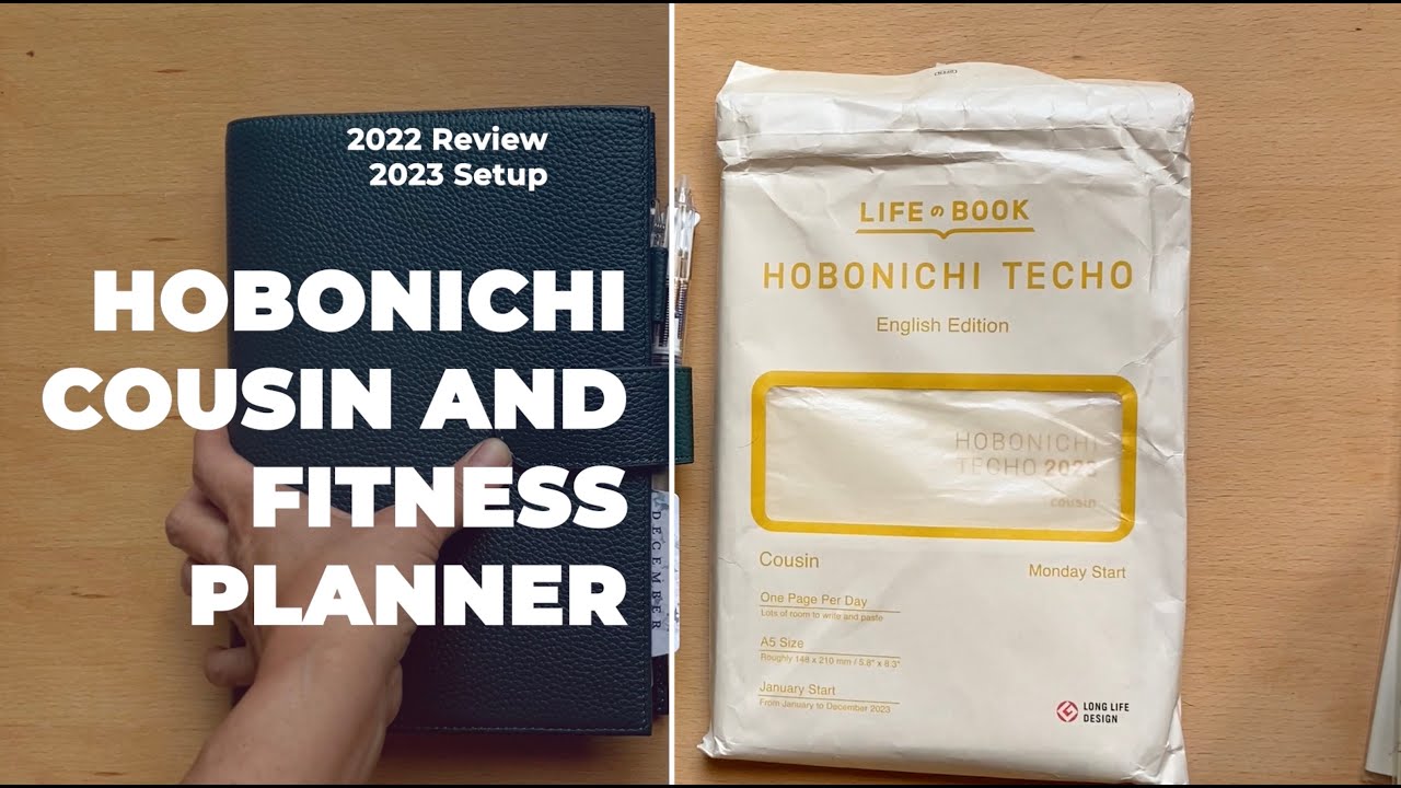 Hobonichi Cousin 2022 Review and 2023 Plans - YouTube
