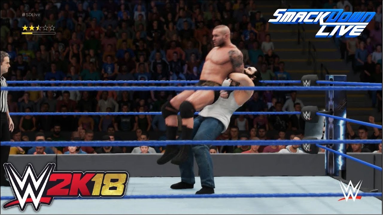 WWE 2K18 - Randy Orton vs. Luke Harper | Smackdown Live - YouTube