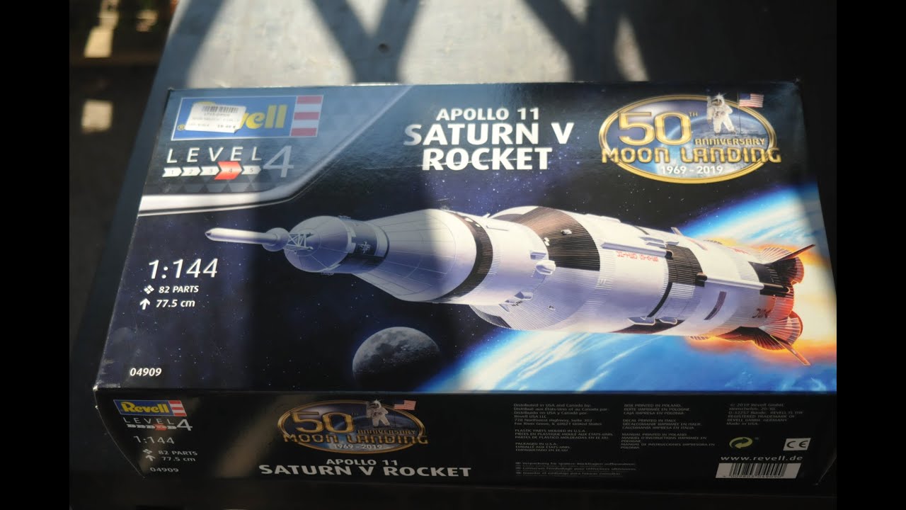 A short message about the 1/144 Scale Revell Apollo 11 Saturn V Rocket ...