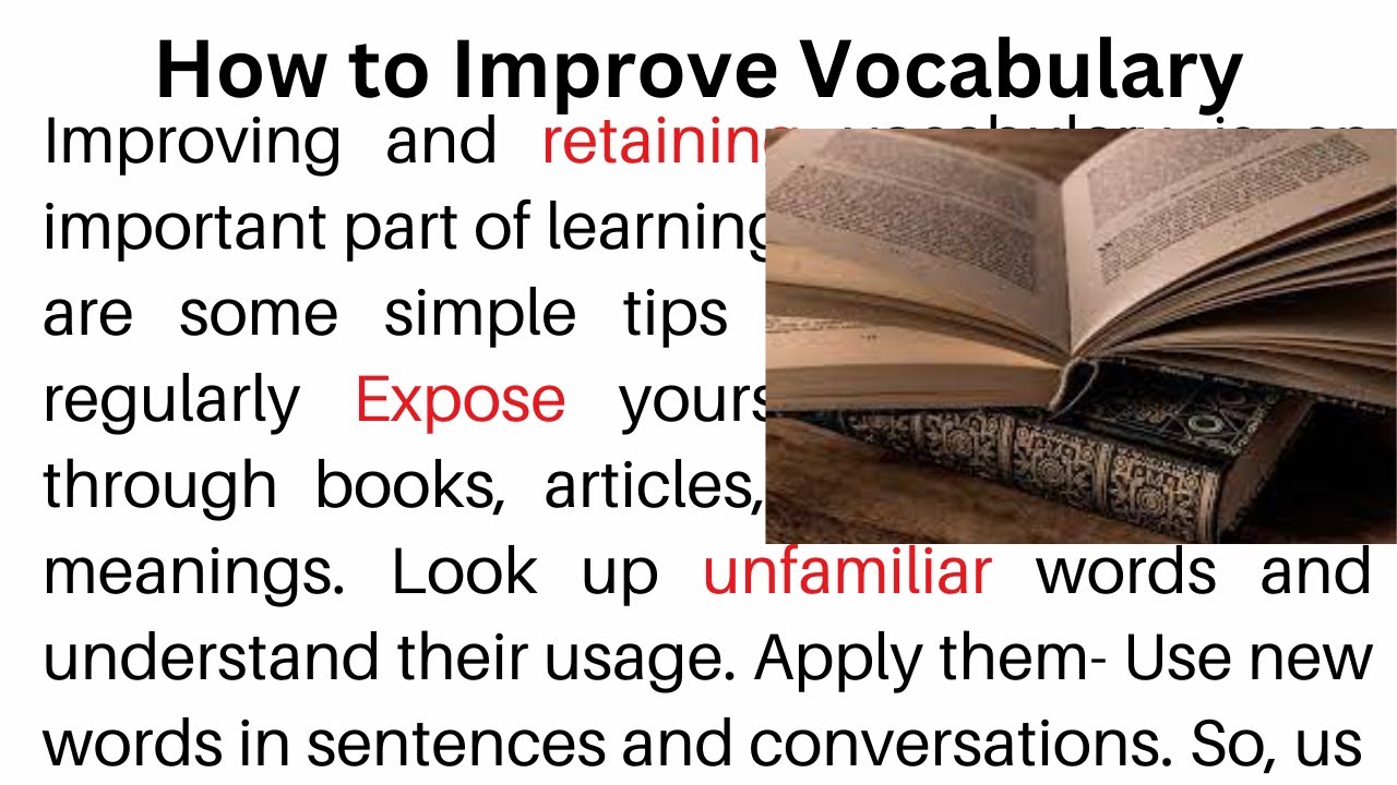 Tricks to Improve and Retain Vocabulary | How to Improve Vocabulary ...