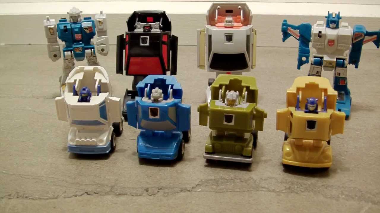 TRANSFORMERS G1 Battle Chargers and Throttlebots - YouTube