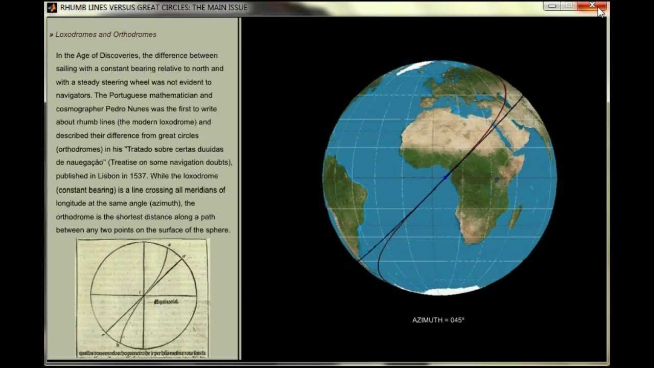 RHUMB LINES AND SPIRALS - YouTube