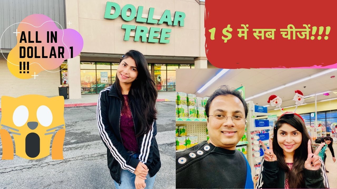 DOLLAR TREE (ALL=1$) SERIOUSLLY 😮| Cheapest shopping |Indian life in ...