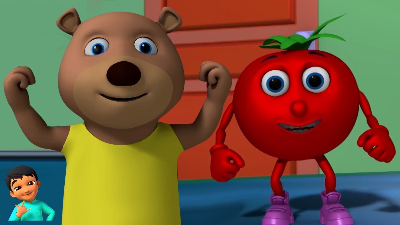 लाल टमाटर | Lal Tamatar | Red Tomato Rhyme | Hindi Cartoon Videos for ...