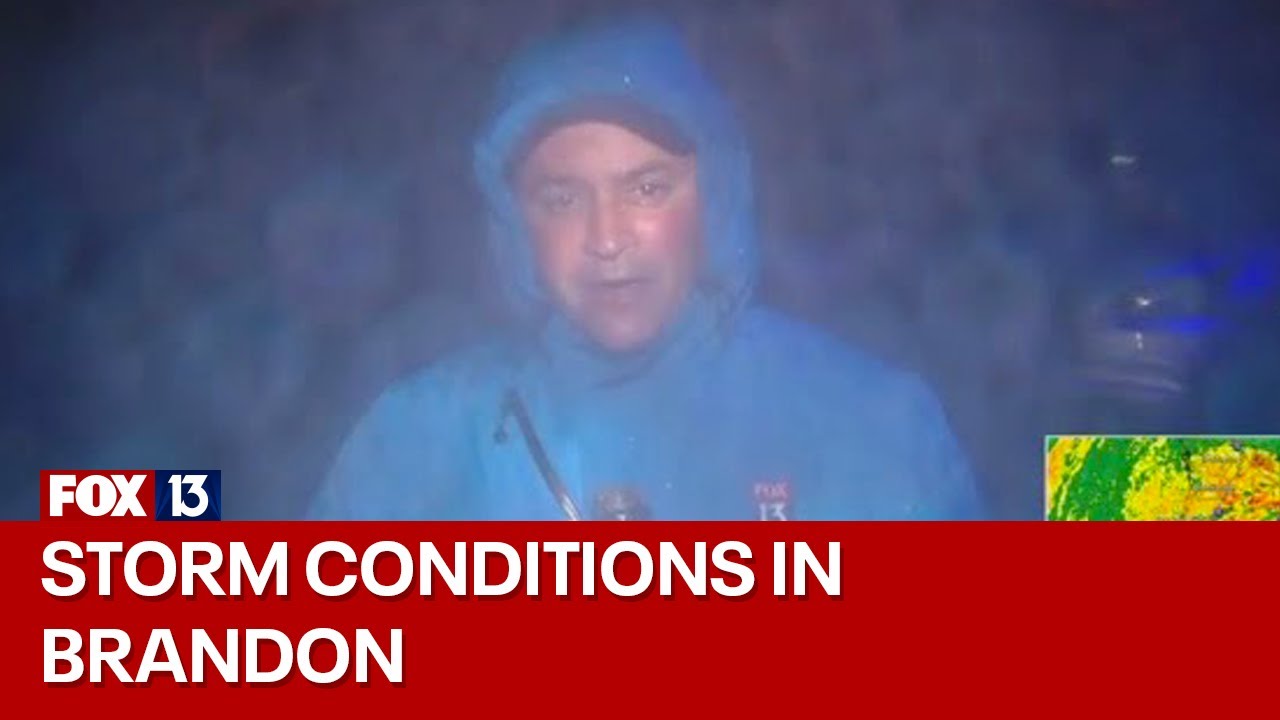 Hurricane Milton being felt in Brandon - YouTube