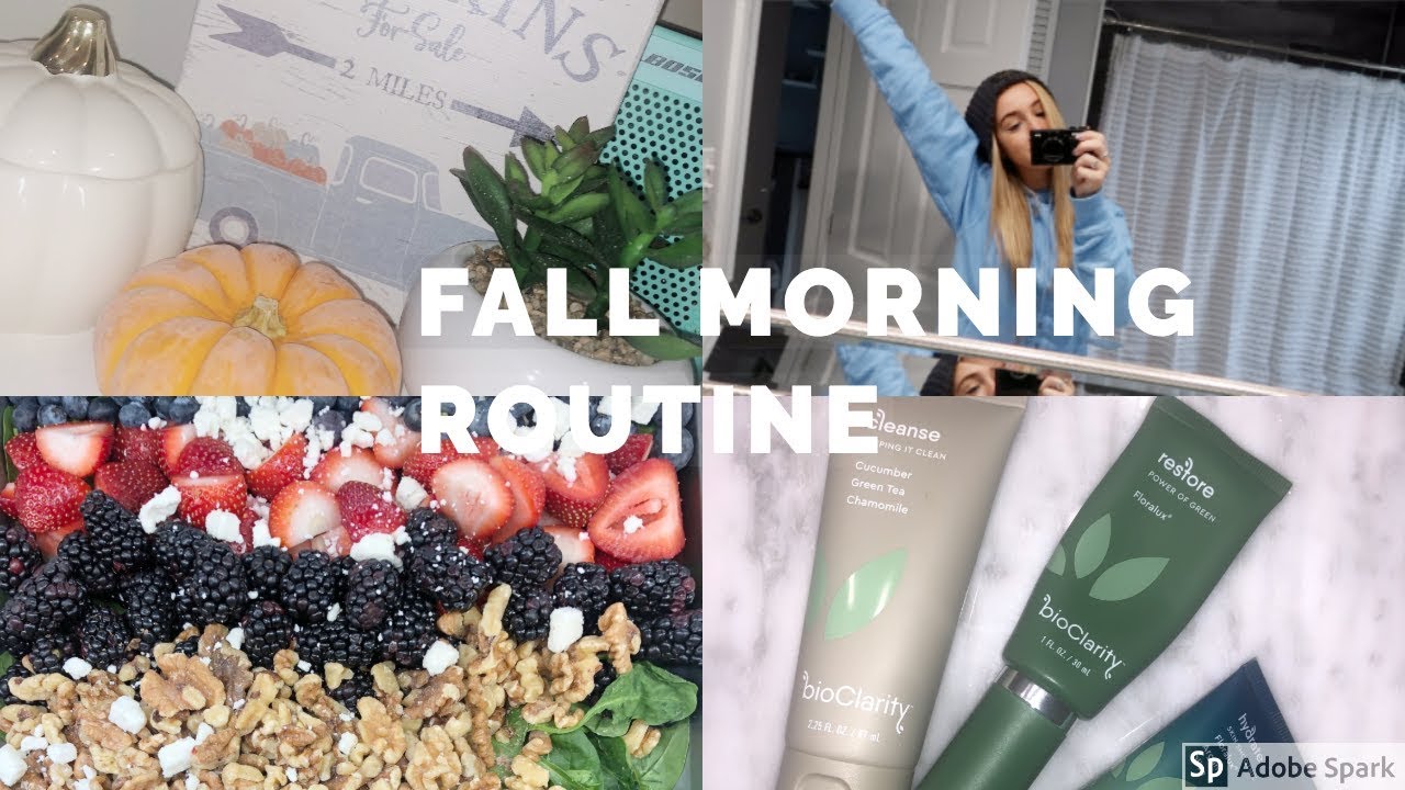 FALL morning routine!! - YouTube