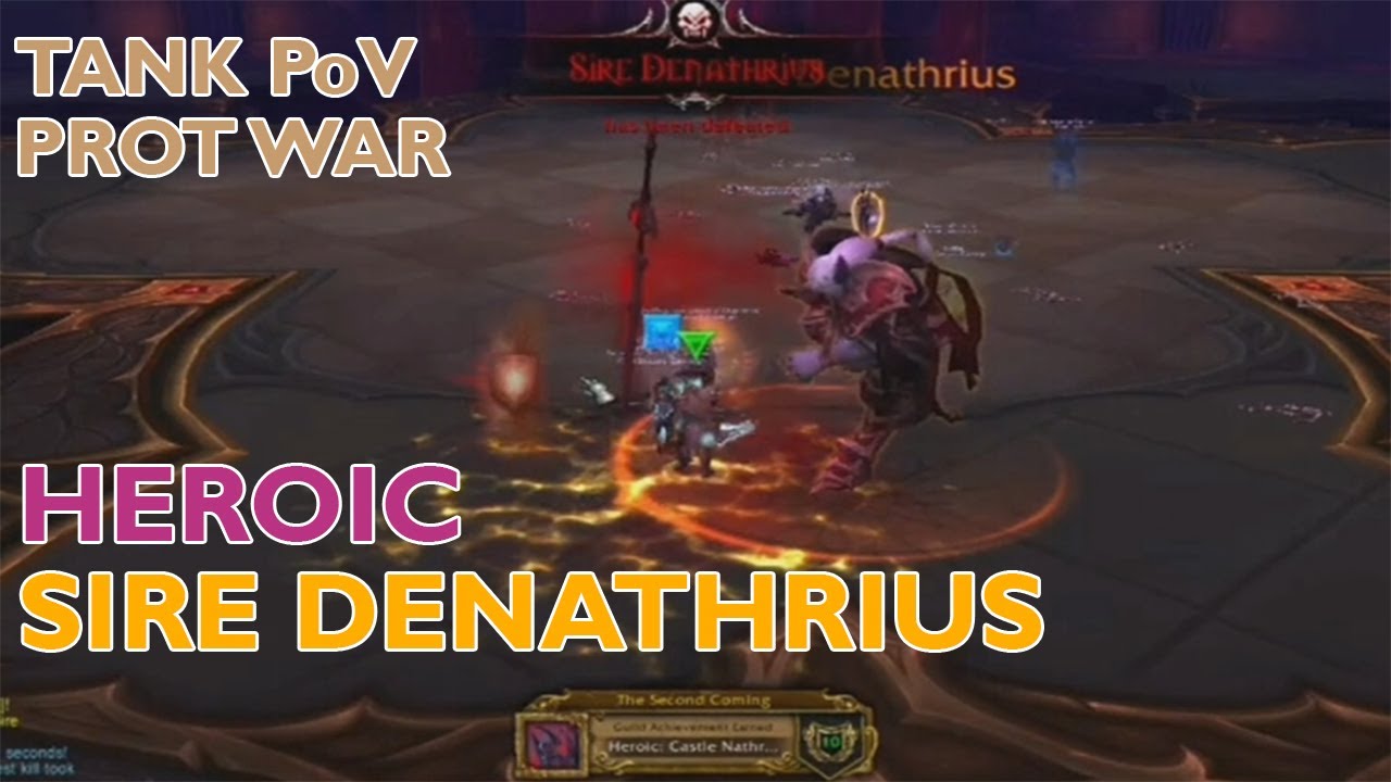 WoW - Castle Nathria - Heroic Sire Denathrius - Protection Warrior ...