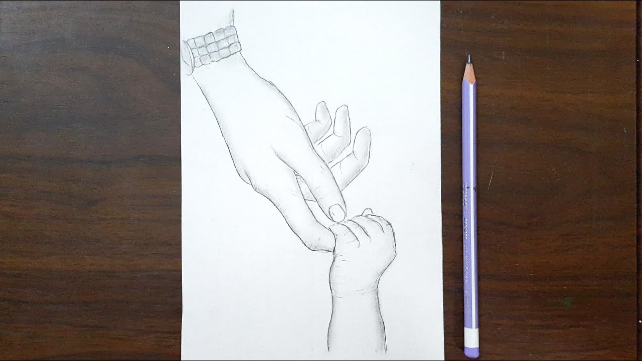 Father's Day drawing | Pencil sketch for beginners - YouTube