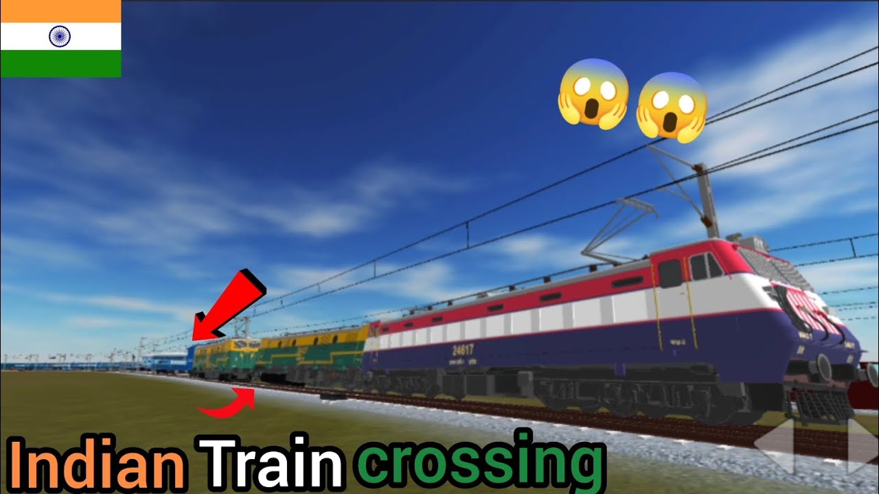REAL 3 COLO || INDIAN TRAIN CROSSING 3D || - YouTube