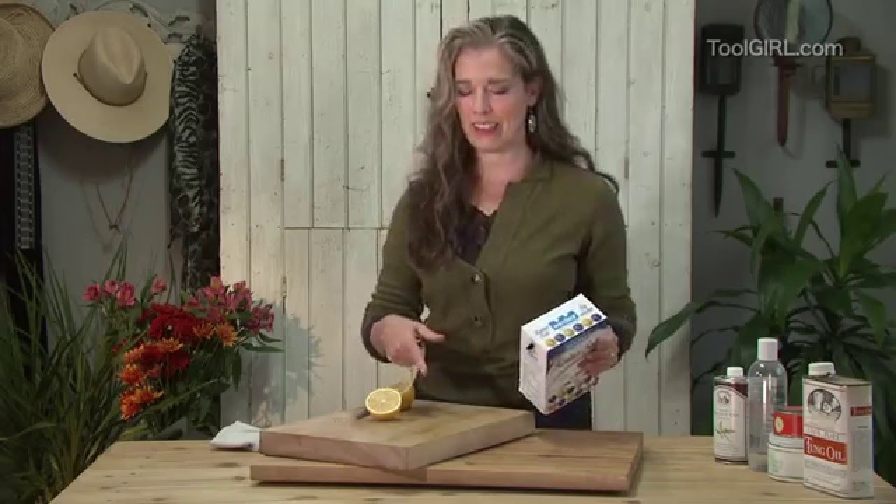 ToolGirl Mag Ruffman - Restoring cutting boards and butcher blocks ...