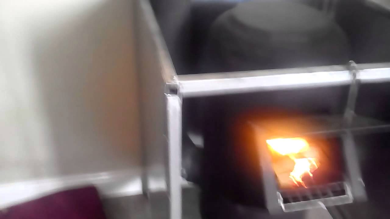 Kitchen rocket stove - YouTube