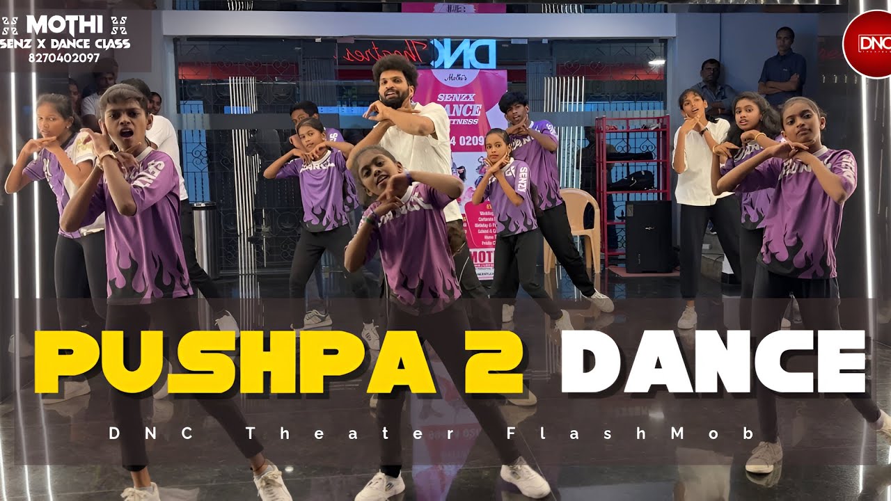 Pushpa 2 release Public Dance | DNC Komarapalayam | Senz X Dance Class ...