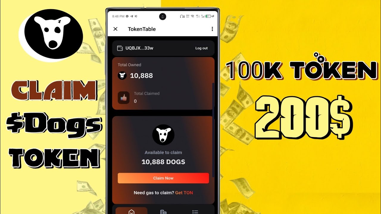 How to claim your $Dogs token in your Tonkeeper wallet | | Dogs token ...