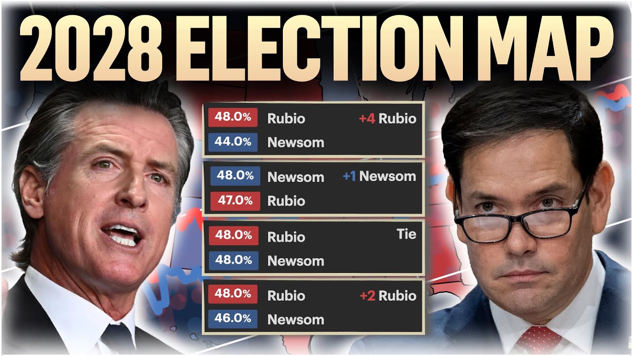 The 2028 Presidential Election Based on NEW POLLS in EVERY STATE - YouTube