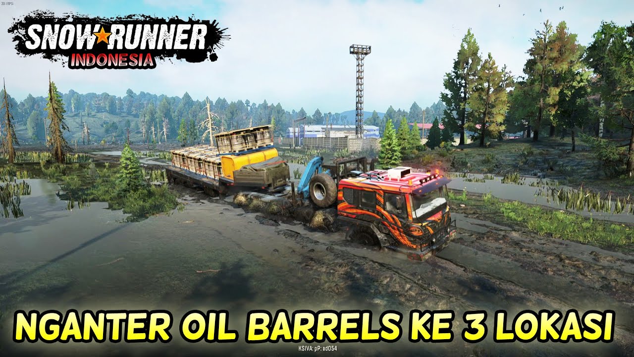 Nganter Oil Barrels Ke 3 Lokasi, Melewati Hutan, Sempat Terjebak Di ...