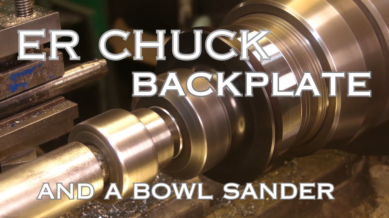 ER 40 chuck back plate - YouTube