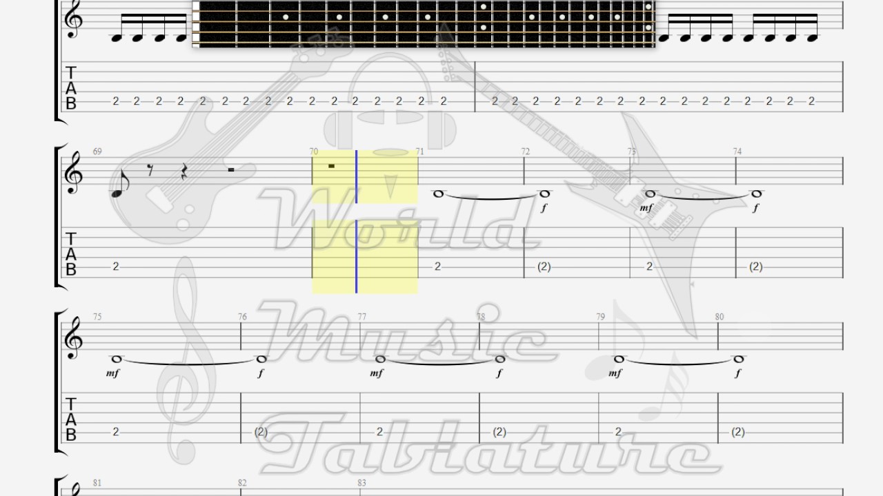 Dire Straits Calling Elvis GUITAR 3 TAB - YouTube