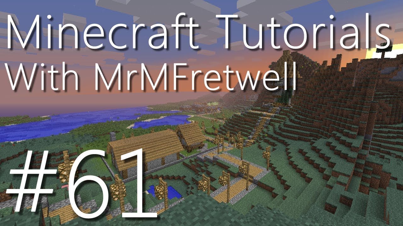 Minecraft Tutorials: E61 - Tree Farm & Apple Orchard (Tutorials Season ...
