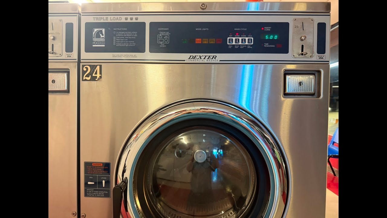 Dexter WCVD T400 Commercial Washer - YouTube