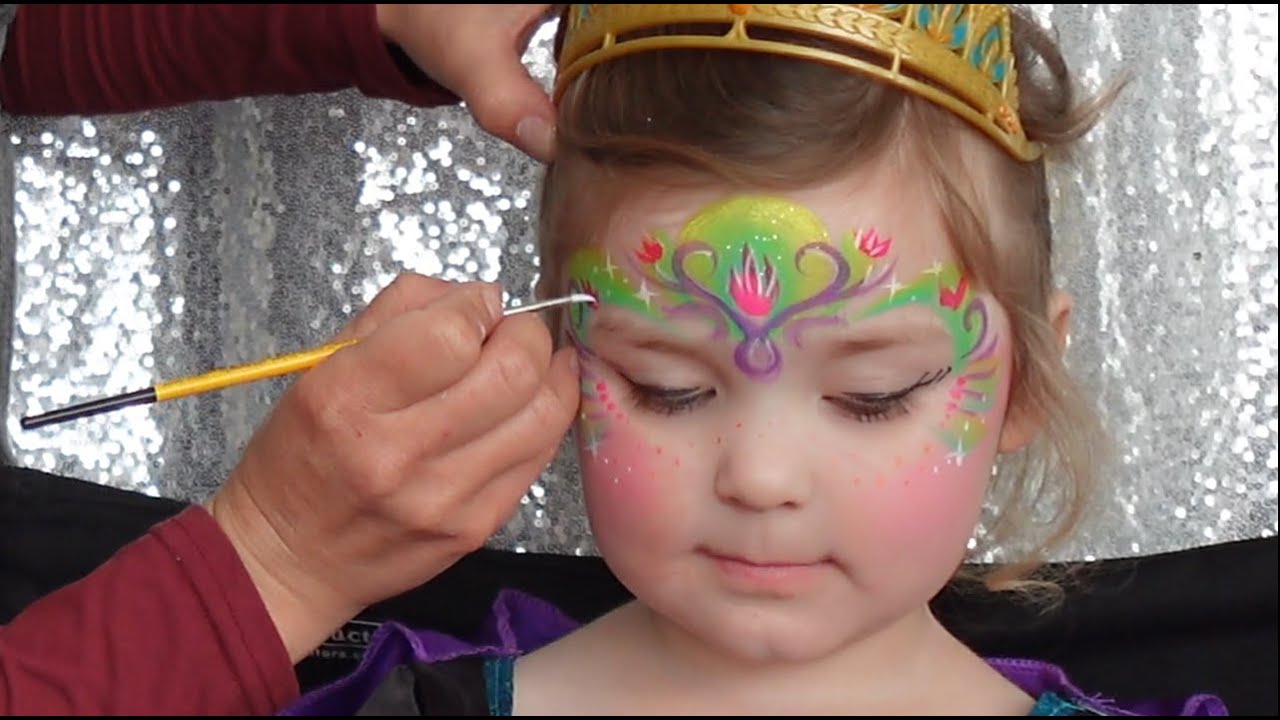 How to face paint Anna from Frozen - our version - we hope you like it ...
