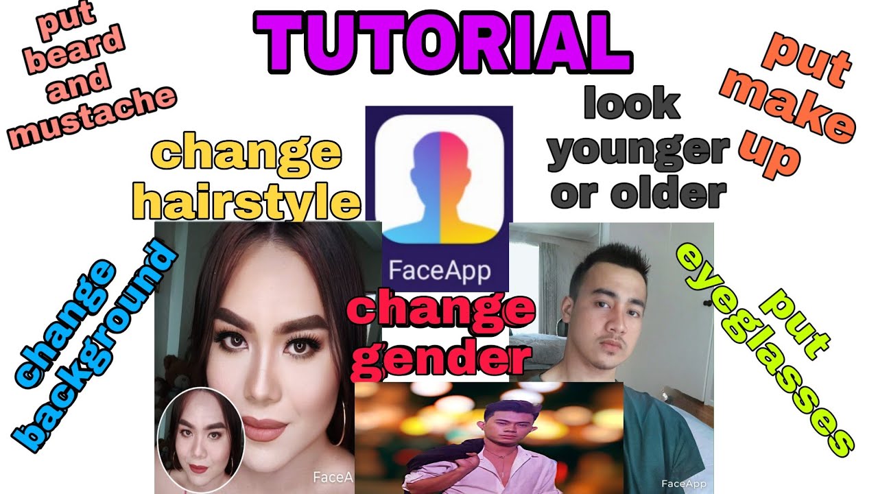 FACE APP TUTORIAL 2020 / STEP BY STEP with SUBTITLE / COMPLETE ...