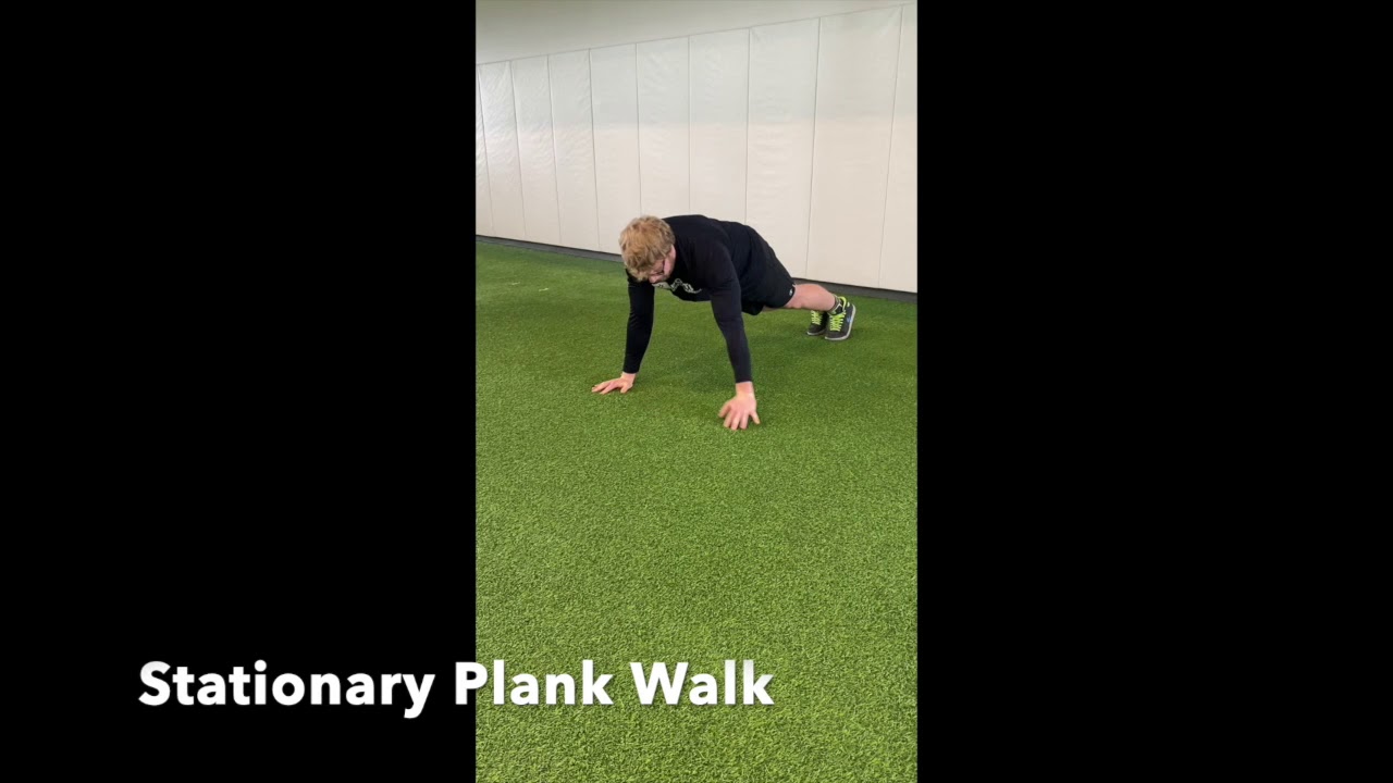 Stationary Plank Walks - YouTube