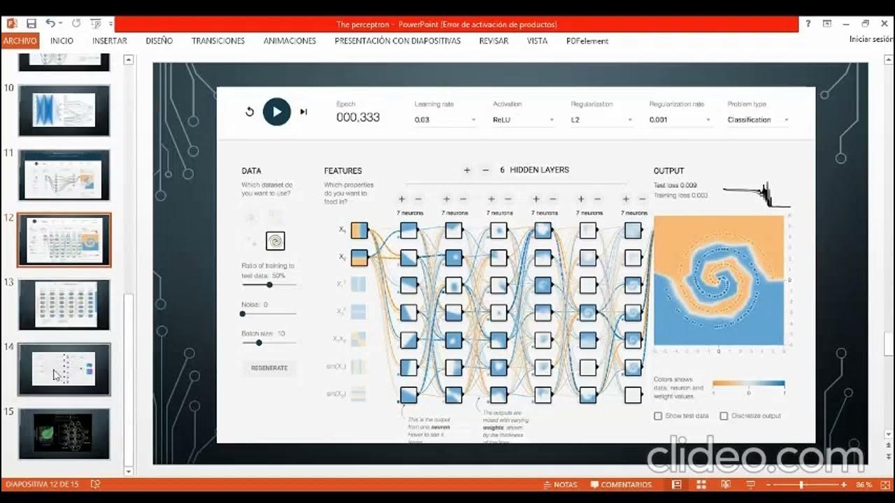 Neural Networks on Tensorflow Playground - YouTube
