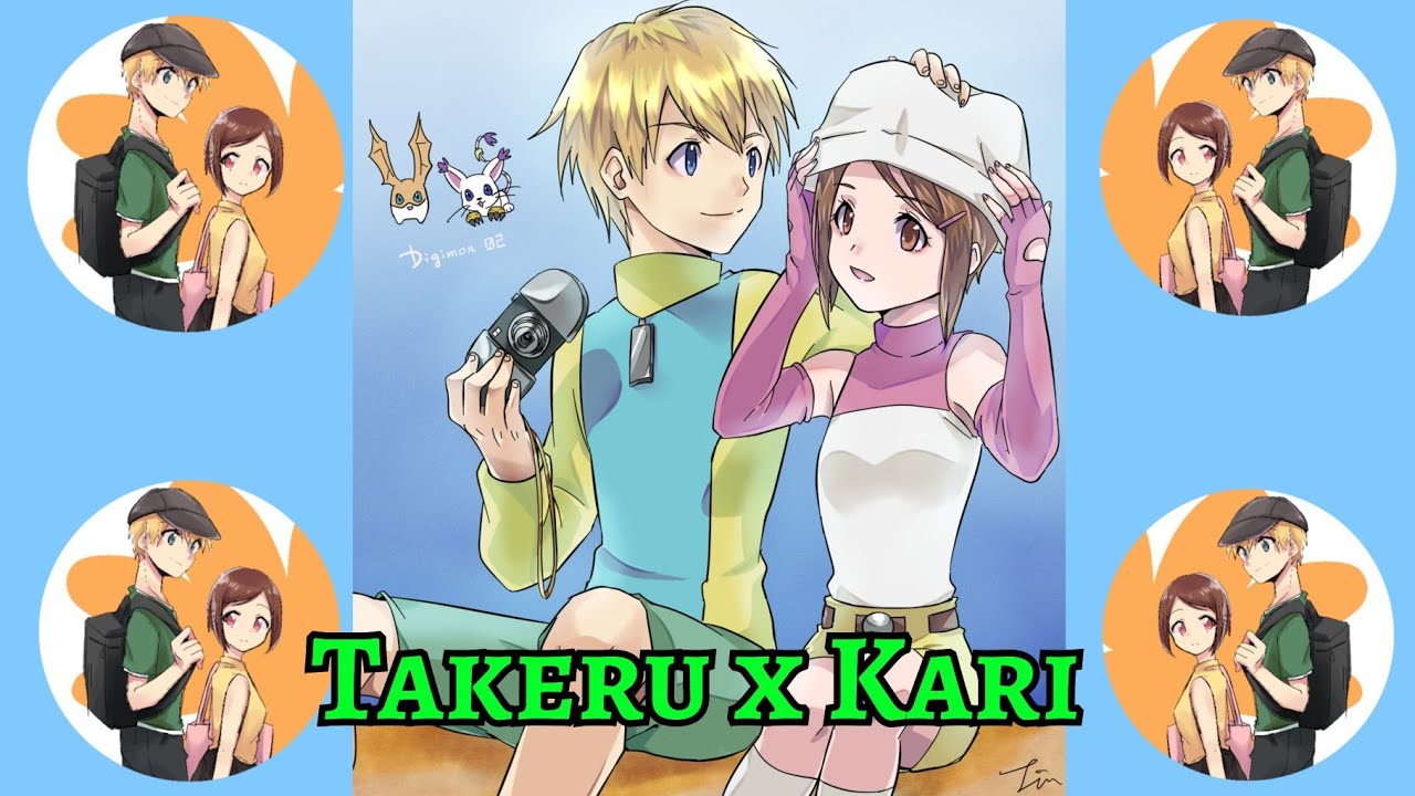 Takeru x Kari parte 1 Digimon 02 - YouTube