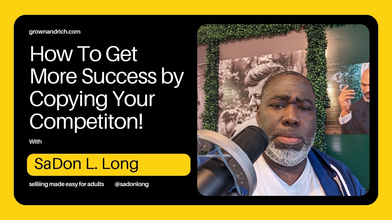 How To Get More Success by Copying Your Competiton - YouTube