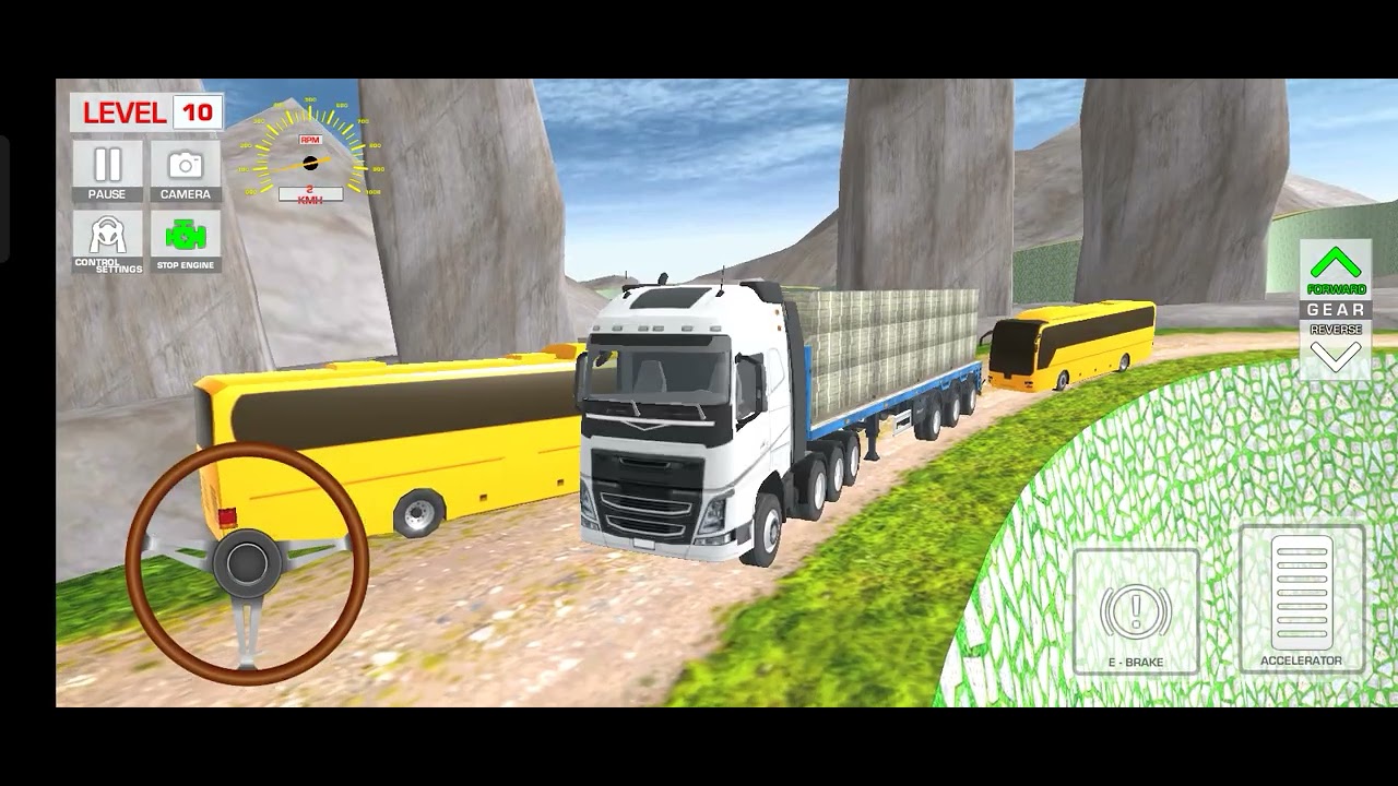 Driving direction. | driving Simulator game Driving Through Mountain ...