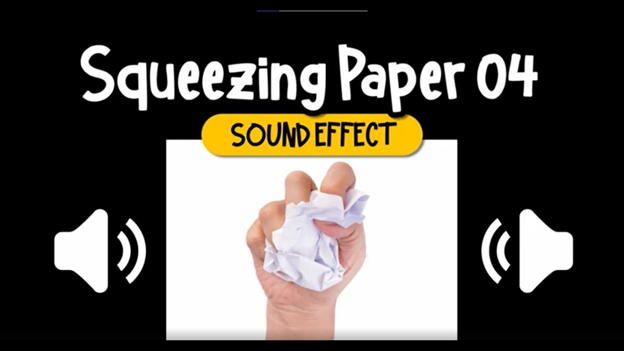 Squeezing Paper #04 Sound Effect | 揉捏 #04 紙張 紙球 音效 (High Quality) - YouTube