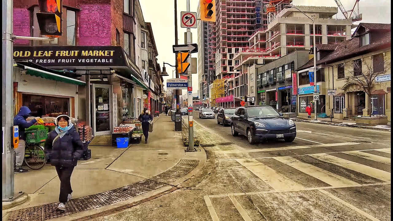 Toronto Walk - Koreatown to Harbord Village - YouTube