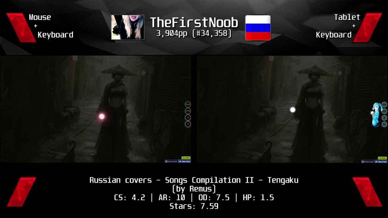 [osu! Mouse vs Tablet] TheFirstNoob - Russian Covers - Song Compilation ...