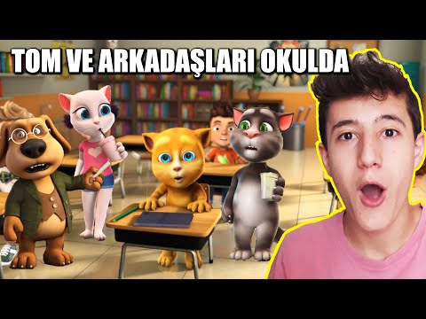 MY TALKİNG TOM ANGELA VE ARKADAŞLARI OKULA GİTTİ !! (My Talking Tom Friends)