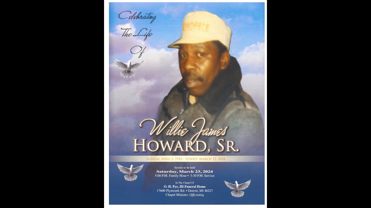 Homegoing Services For Willie Howard - YouTube