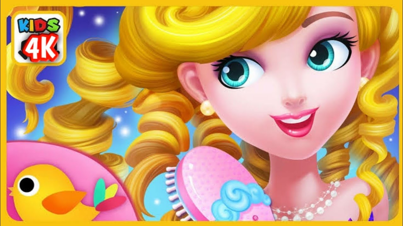 Sweet princess hair salon game / princess fashion salon game / magic ...