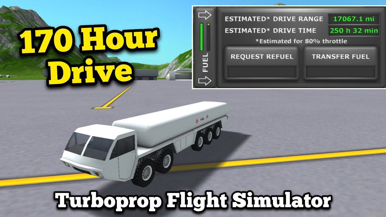170 Hour Drive - Turboprop Flight Simulator - YouTube