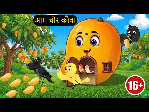 कार्टून | Ranu Chidiya ka Jungle | Tuni Chidiya | Birds Kahaniyan |  Chidiya Aur Kauway Wala Cartoon