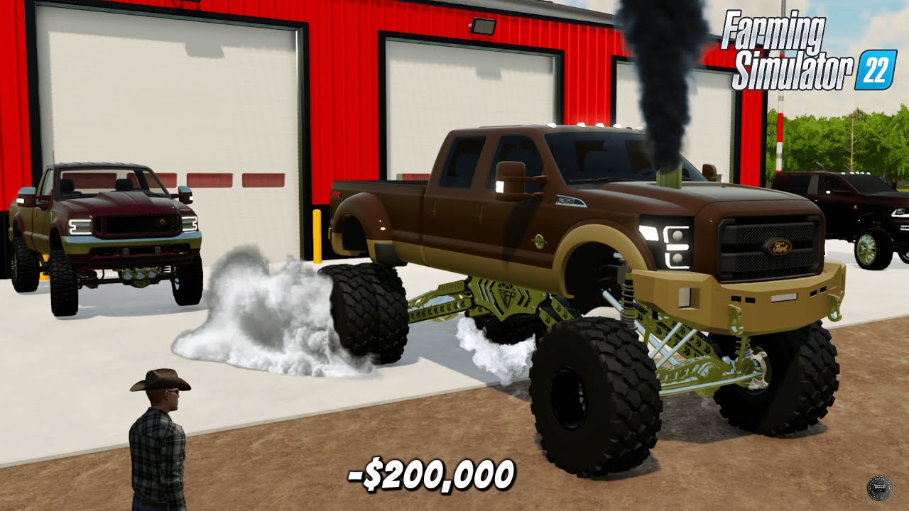 SPENT $200,000 BUILDING GABE FARREL'S SEMA TRUCK "Cardi B" | Farming ...