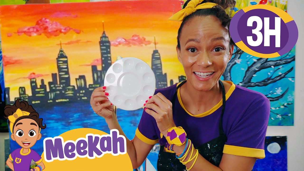 Safe Video - Draw with Meekah At The Paint Place | Educational Videos ...