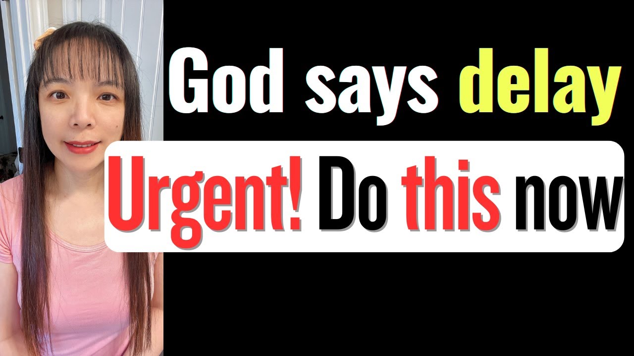 😱URGENT! God asks you to DO "THIS" NOW! Your blessing has been delayed ...