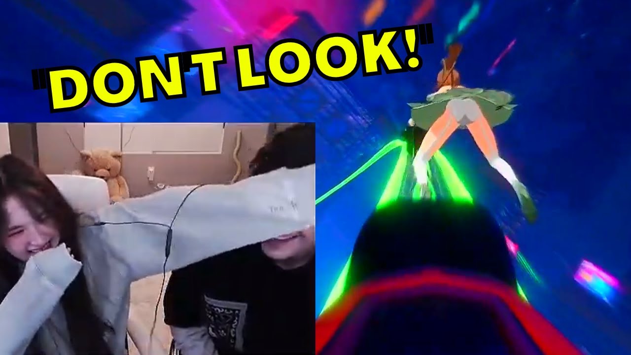 Tina covering Foolish's eyes when things get inappropriate on stream ...