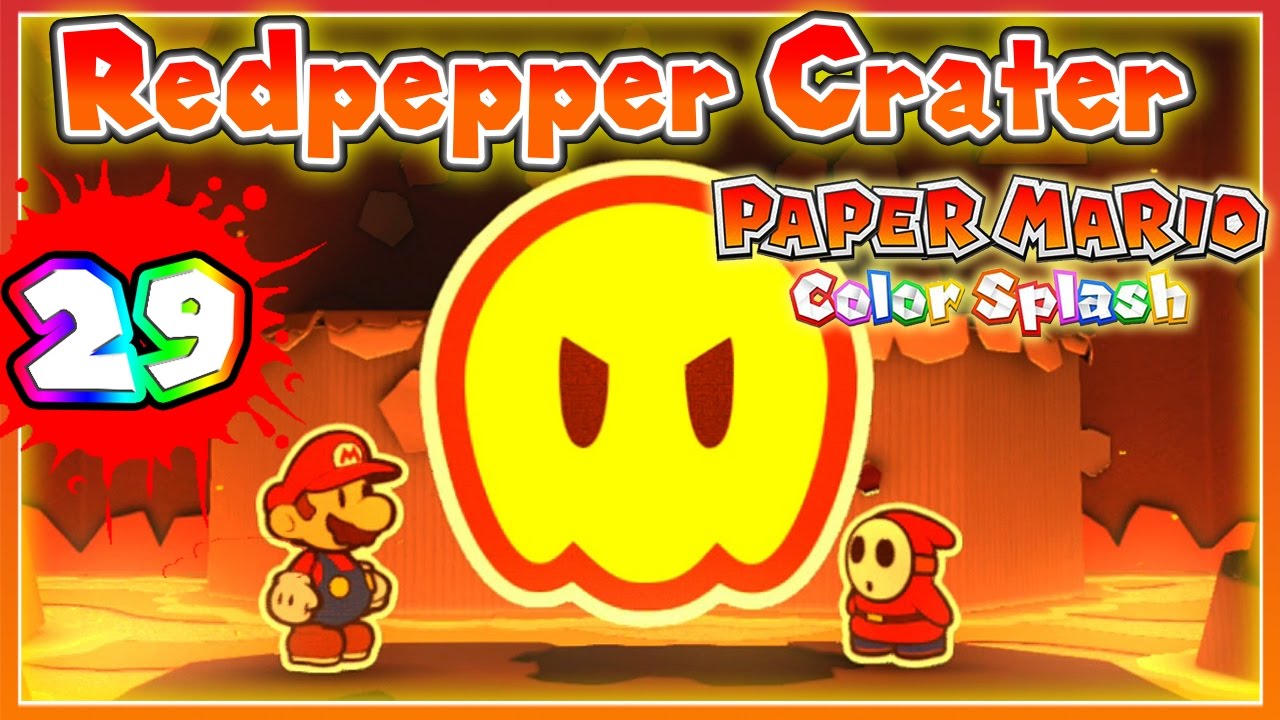 ABM: Paper Mario Color Splash *Redpepper Crafter* Walkthrough 29 - YouTube