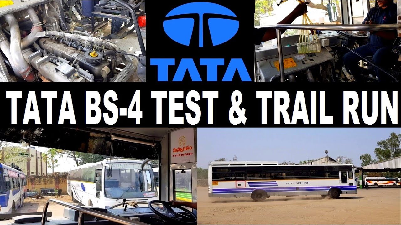 #593- TATA BS4 BUS ENGINE TESTING & TRAIL RUN OF THE BUS | APSRTC ULTRA ...