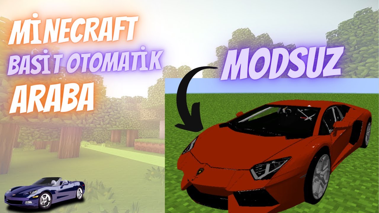 How to make a moving car in minecraft without mods? | Minecraft Modsuz ...
