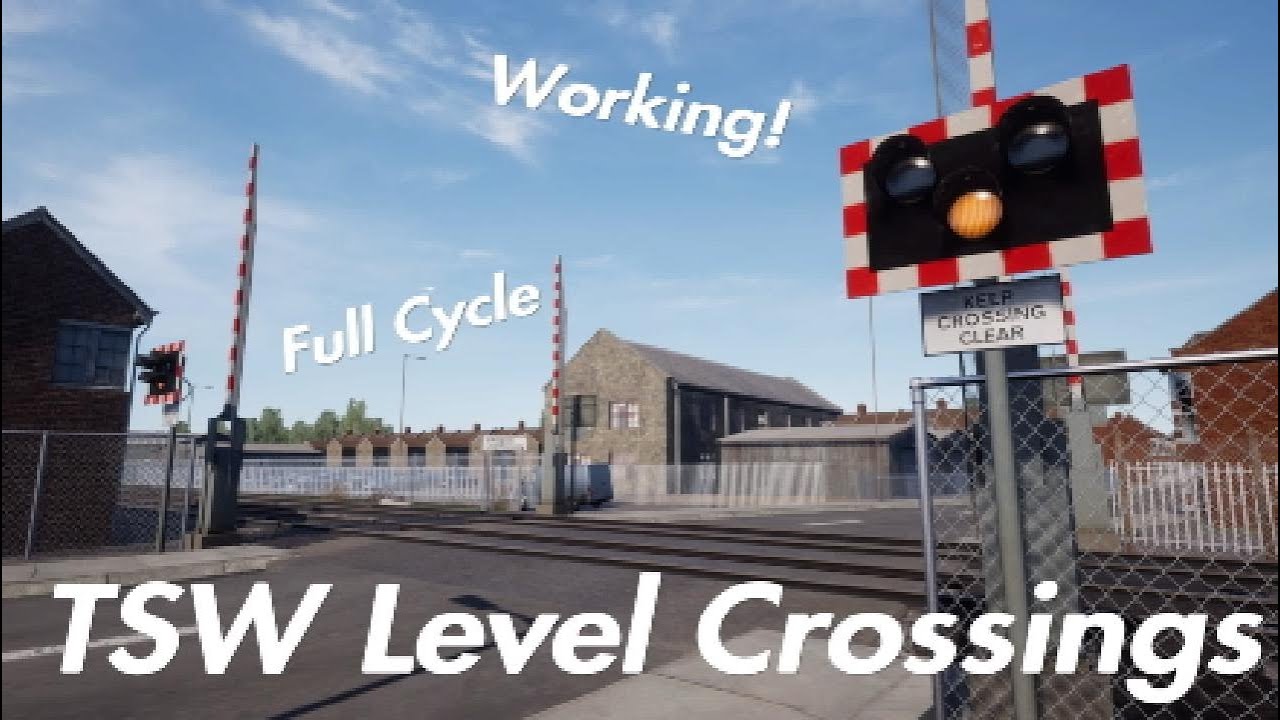 TSW Level Crossing Cycle! *NEW FEATURE* - YouTube