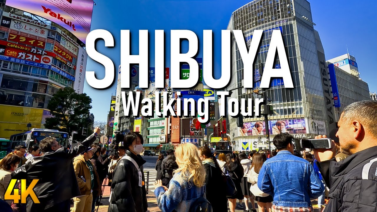SHIBUYA Walking Tour 👣| THE MOST POPULAR Scramble crossing | Tokyo ...