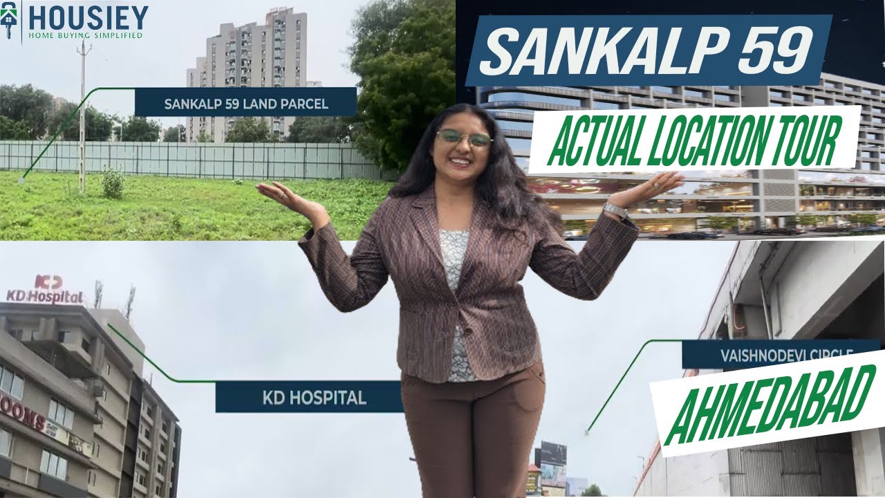 Sankalp 59 Vaishnodevi Circle | Actual Location Tour | Sankalp Realty ...